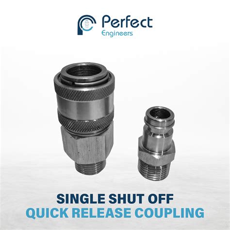 Types Of Quick Release Couplings Hydraulic Pneumatic Flat Face Qrc
