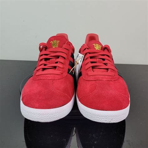 Adidas Originals Gazelle Manchester United Red Shoes Ie8503 Mens