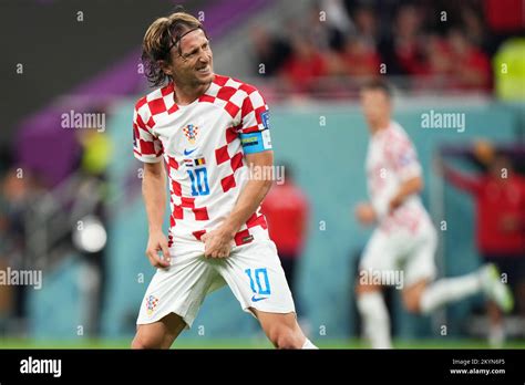 Luka Modric Of Croatia During The Fifa World Cup Qatar 2022 Match