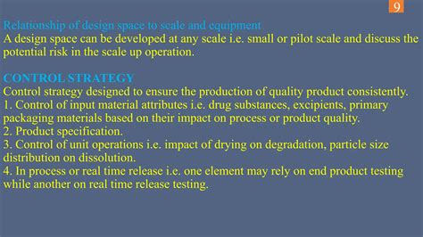Qbd Quality By Design Ppt As Per Ich Q8 Pptx