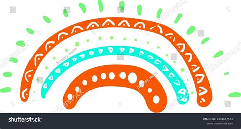 Rainbow Cute Colorful Rainbow Rays Clipart Stock Vector Royalty Free