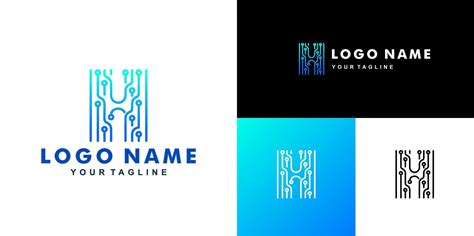 Modern Letter H Logo With Minimalist Concept 77637276 Vector Art At