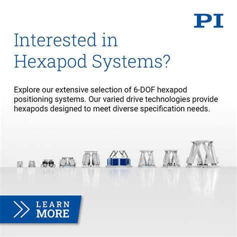 Hexapods Precisionengineering Innovation Automation Physicalinstruments Motioncontrol Pi