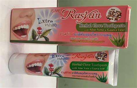 Isme Rasyan Herbal Clove Toothpaste, Packaging Size: 100 gm at Rs 200 ...