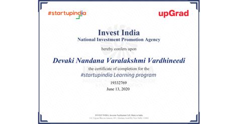 Devaki Nandana Vardhineedi On Linkedin Startupindia Upgrad Bliss Investindia Startup