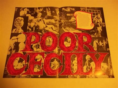 Poor Cecily 1974 Original X Rated Movie Press Sheets Exc Ebay