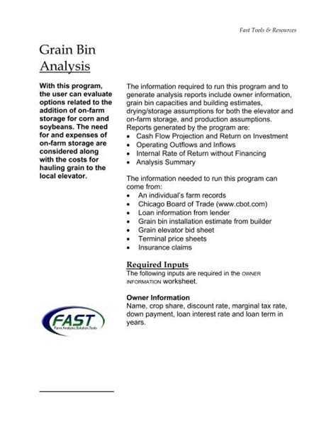Grain Bin Capacity Chart Ponasa