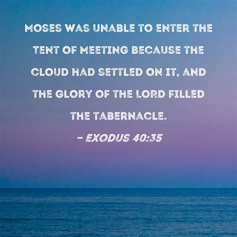 Tabernacle Exodus 40