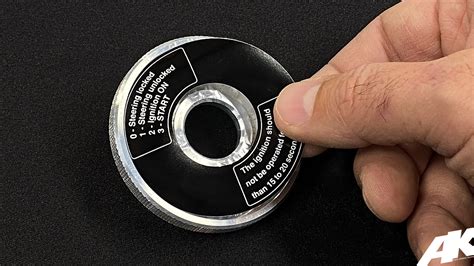 Ignition Switch Cover Decal For V2 Ignition Switch Bezel For G Model 1974 1998 Asphalt Killerz