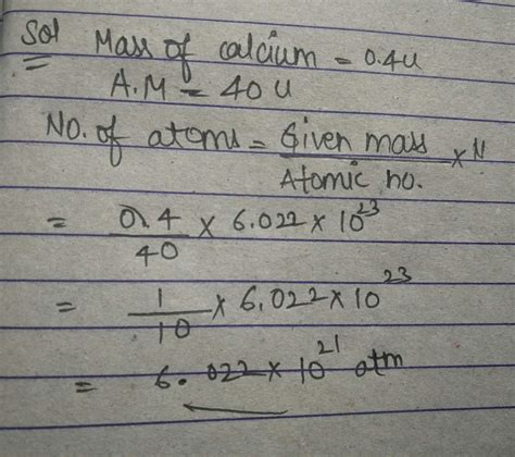 Calcium Atomic Mass