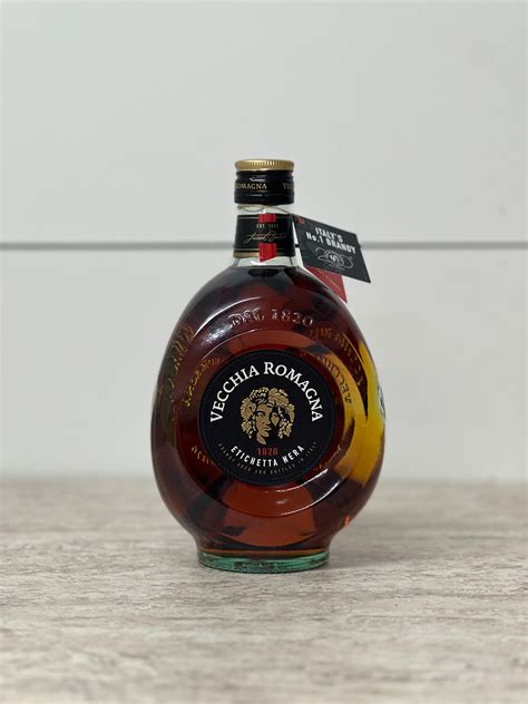 Vecchia Romagna Black Label Brandy 70cl Ninos Italian Deli