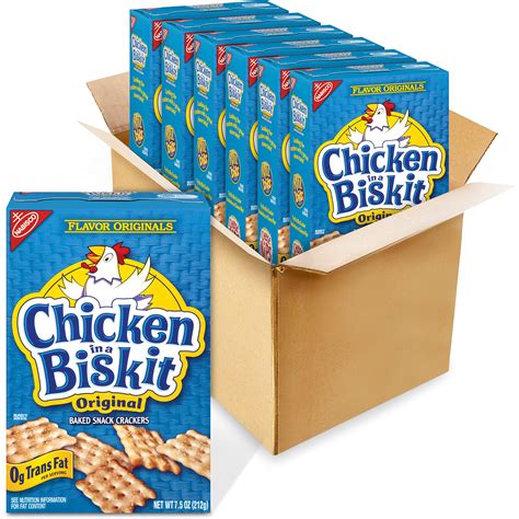 Chicken In A Biskit Original Baked Snack Crackers