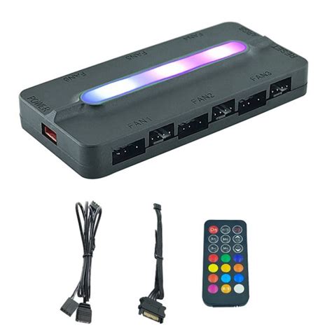 argb controller 5v 3pin argb 4pin fan pwm hub pwm argb fan hub argb hub