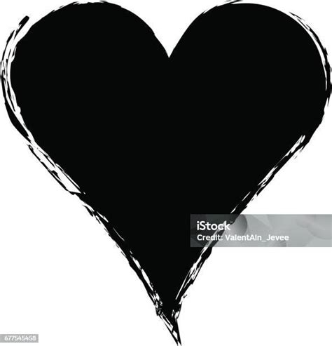 심장 표시의 검정 흰색 그래픽 그런 지 일러스트 벡터 잉크 오 점와 브러시 획 흰색 배경에 고립 된 방울 얼룩 오 점 및 브러시 스트로크 예술적 그림의 시리즈 0명에 대한