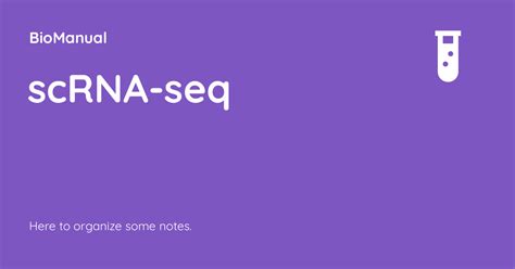 Scrna Seq Biomanual
