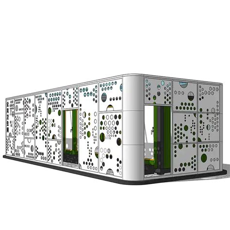 Modern Automatic Fabricated Public Wc Toilet Shipping Container Outdoor