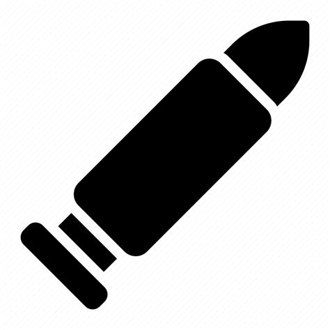 Bullet Projectile Ammunition Military Weapon Army Icon Download On Iconfinder