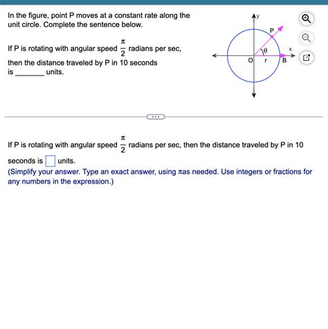 solved in the figure point p ﻿moves at a constant rate