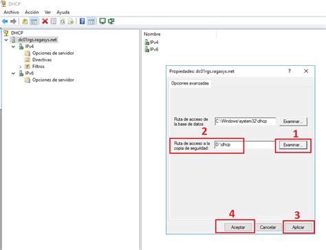 Restore Dhcp En Ms Windows Server 2016 Ragasys Sistemas
