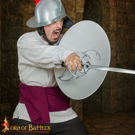 Customizable Round Shield Elevate Your Reenactments