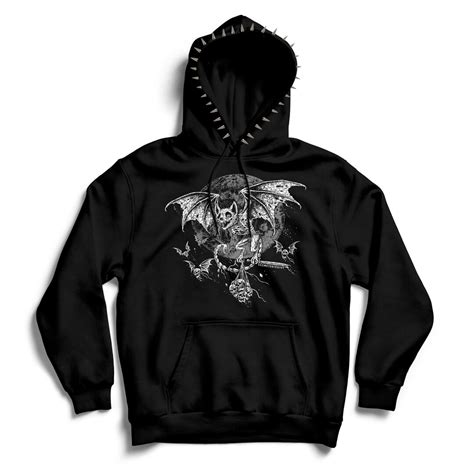 Bat Hoodie Etsy