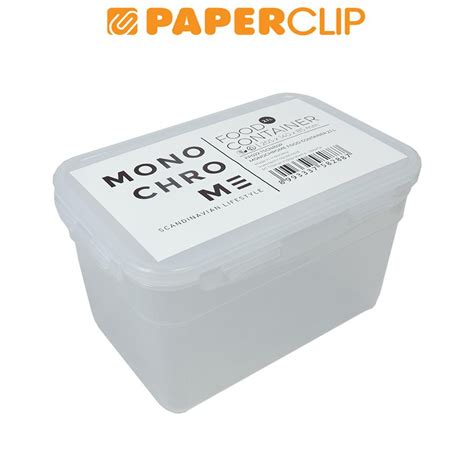 jual kotak makan food container technoplast monochrome fp022 tscn 60p