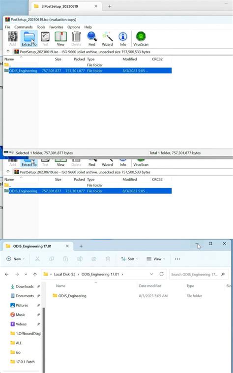 how to install and activate odis e v17 on win11