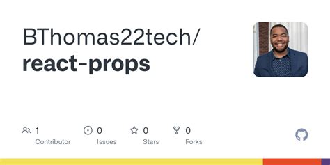 Github Bthomas22techreact Props