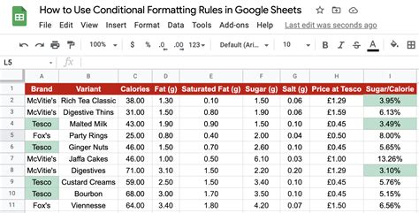 How To Use Conditional Formatting In Google Sheets Sheetaki