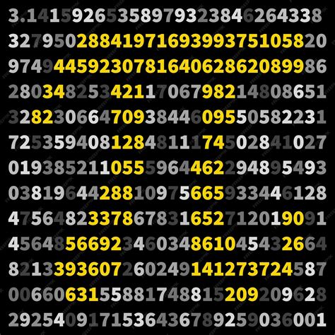 Premium Vector Happy Pi Day 314 Banner Yellow Pi Numbers Maths Modern