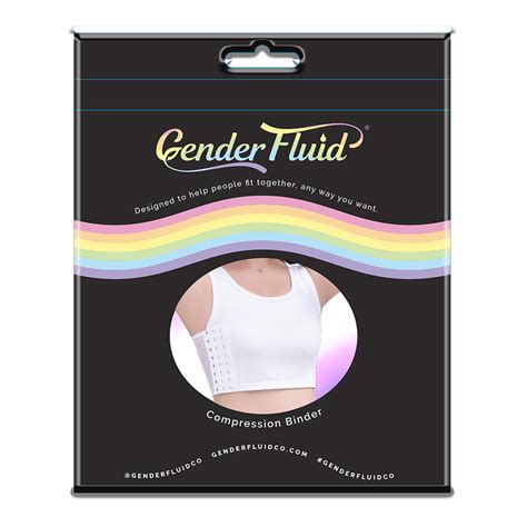 Gender Fluid Binder Sport Style White Bodispa B2b