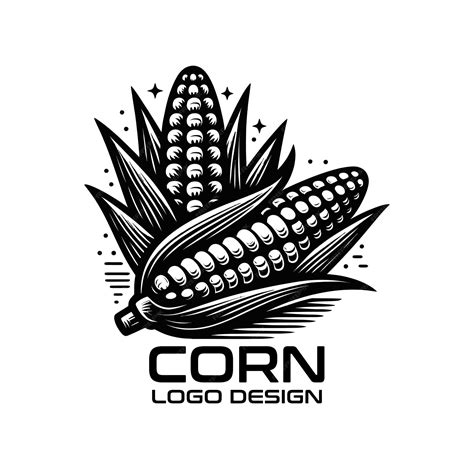 Diseño Del Logotipo Del Vector De Maíz Vector Premium