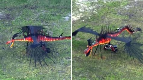 One Week After Opening Flying Dragon Drones Nowhere To Be Seen At Epic Universe