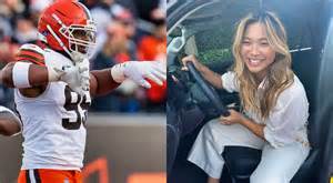 Myles Garretts Olympian Girlfriend Reacts To His Sack Record As She