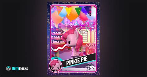 Pinkie Pie 1037 Neftyblocks The 1 Trade To Earn Nft Marketplace