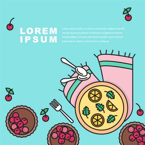 120 Kue Lemon Tar Ilustrasi Grafik Vektor And Clip Art Bebas Royalti