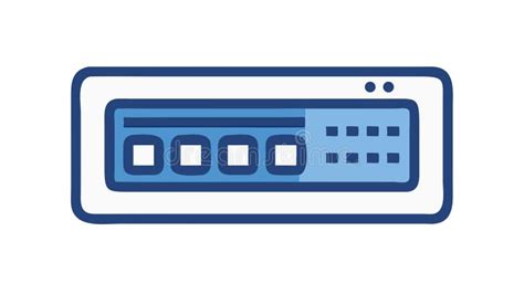 Server Rack Data Unit Icon For Network It Storage Hosting Vector Design Generative Ai Stock