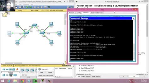 Packet Tracer Troubleshooting A VLAN Implementation Scenario YouTube