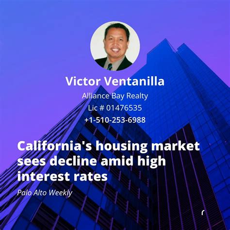 Californias Housing Market Sees Decline Amid High Interest Rates Victor Ventanilla Posted On