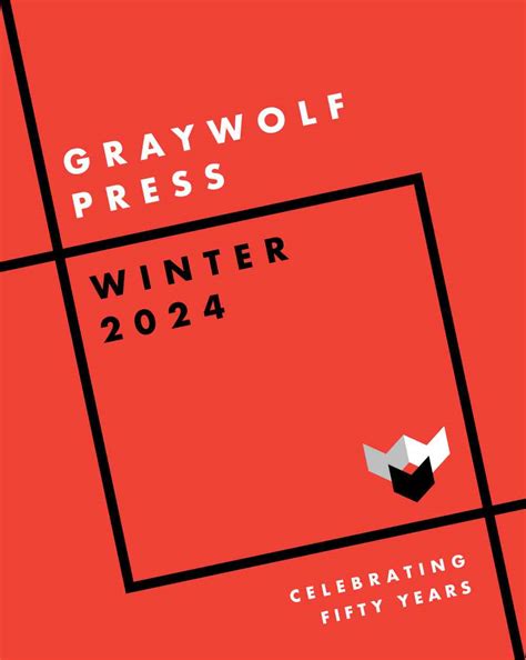Catalogs Graywolf Press