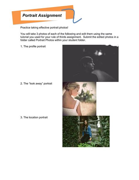 Portrait Assignment Handout Docx