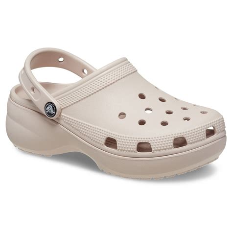 Crocs Womens Classic Platform Clog Bone Charlies