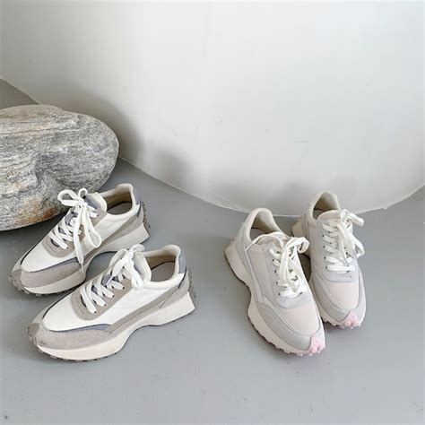 엘렌 소가죽 스니커즈 어글리슈즈 운동화