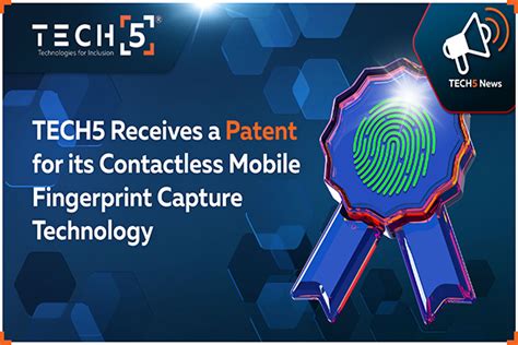 Tech5 Patented For Contactless Mobile Fingerprint Capture Timestech