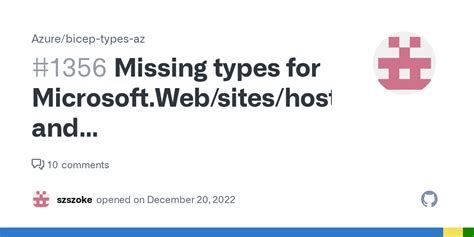 Missing Types For Microsoftwebsiteshost And Microsoftwebsiteshostfunctionkeys · Issue