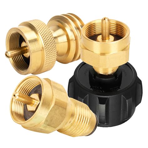 3 Pcs Propane Tank Refill Adapters 20 Lb To 1 Lb