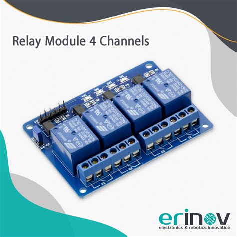 Relay Module 4 Channels Erinov