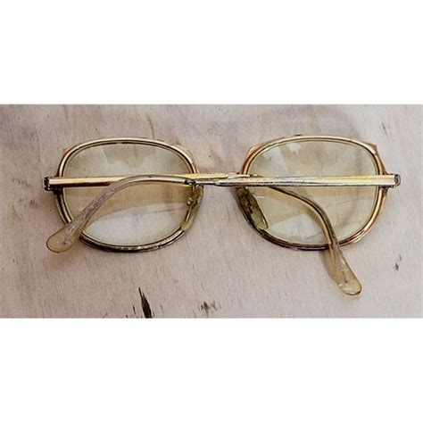 Vintage Riviera Exclusive Gold Frame Glasses Mcm 60s Gem