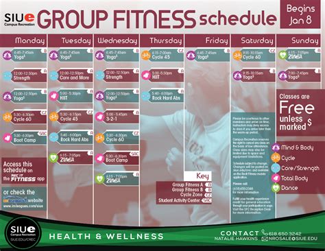 Group Fitness Schedule