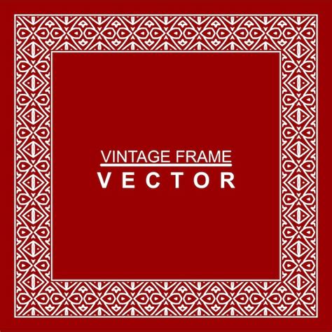 Premium Vector Vintage Frame